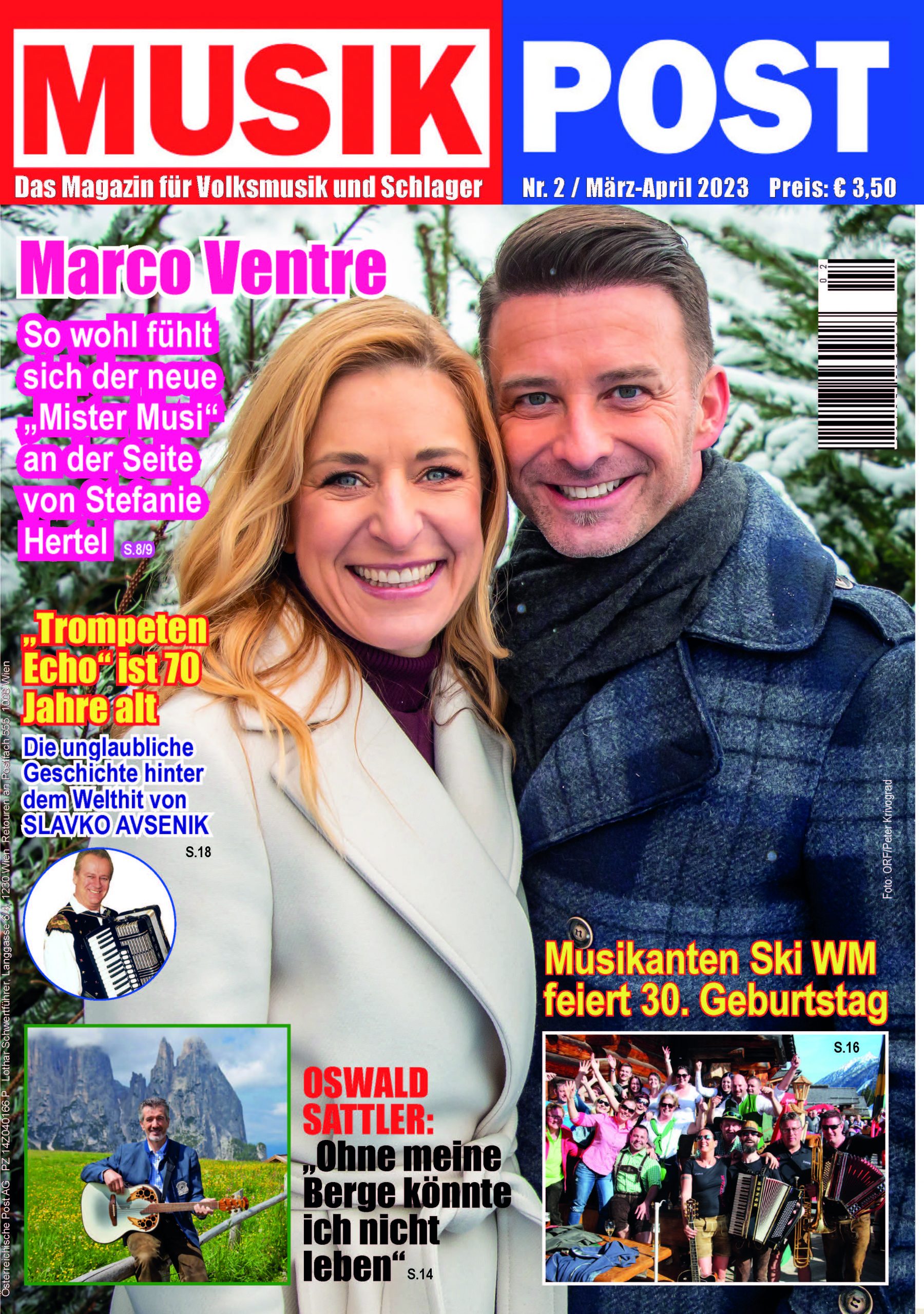 Die neue Musikpost ab 24.2. in der Trafik